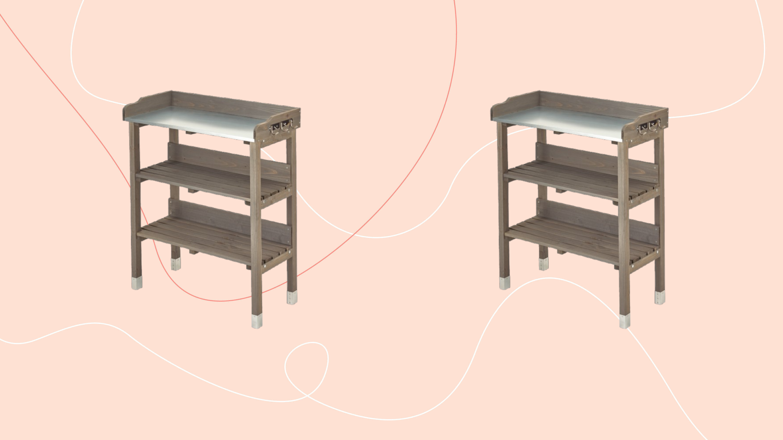 Our favourite Aldi £30 potting bench is back for 2025 | Ideal Home