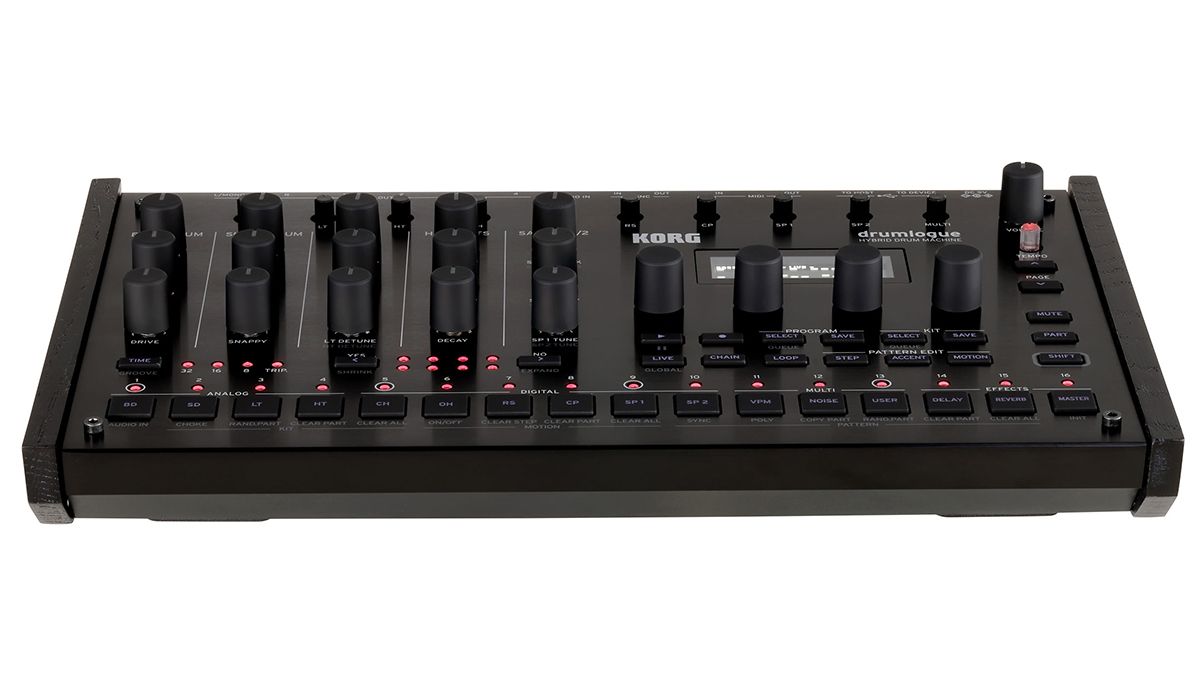 Korg finally unveils Drumlogue, a hybrid drum machine that can also be ...