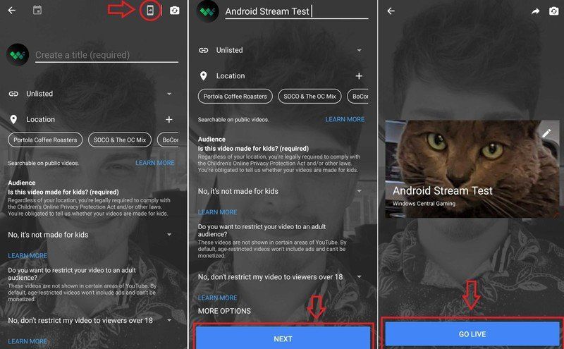 How to stream Android games to YouTube and Twitch | Android Central