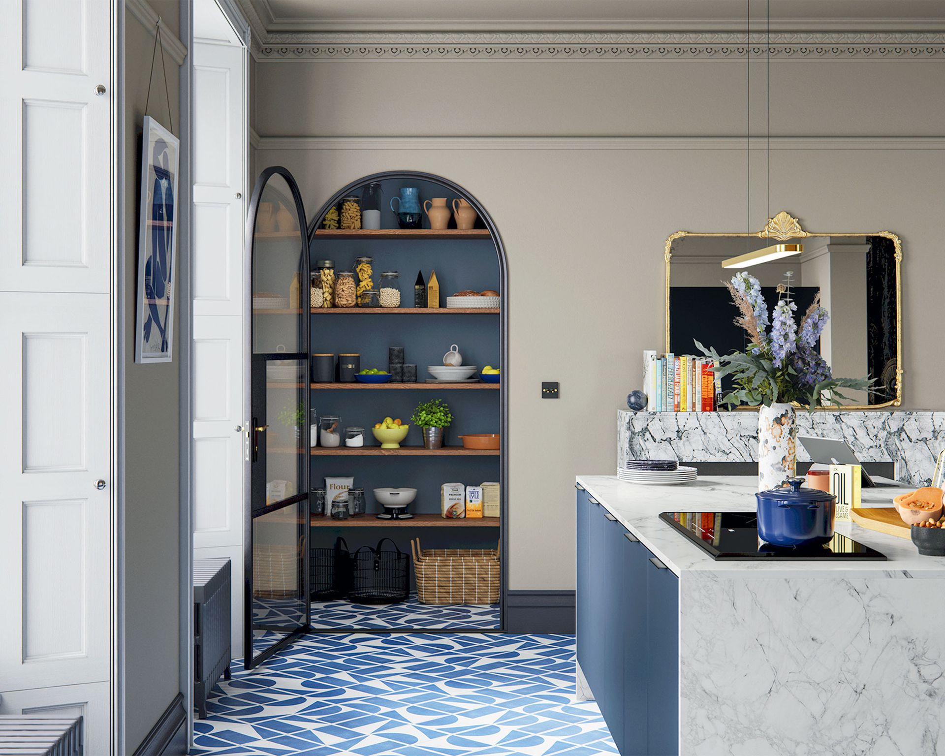 5 luxurious larders with living room looks | Homes and Gardens