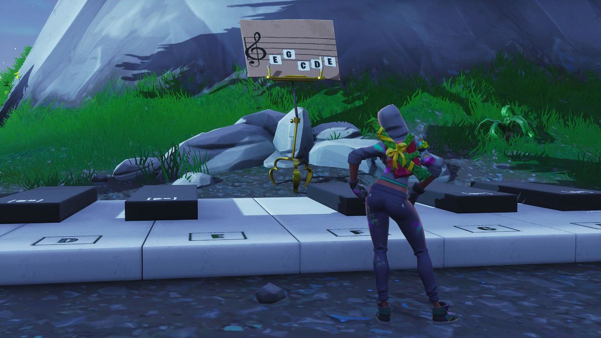 Fortnite Sheet Music - where to find it and how to play the pianos near ...