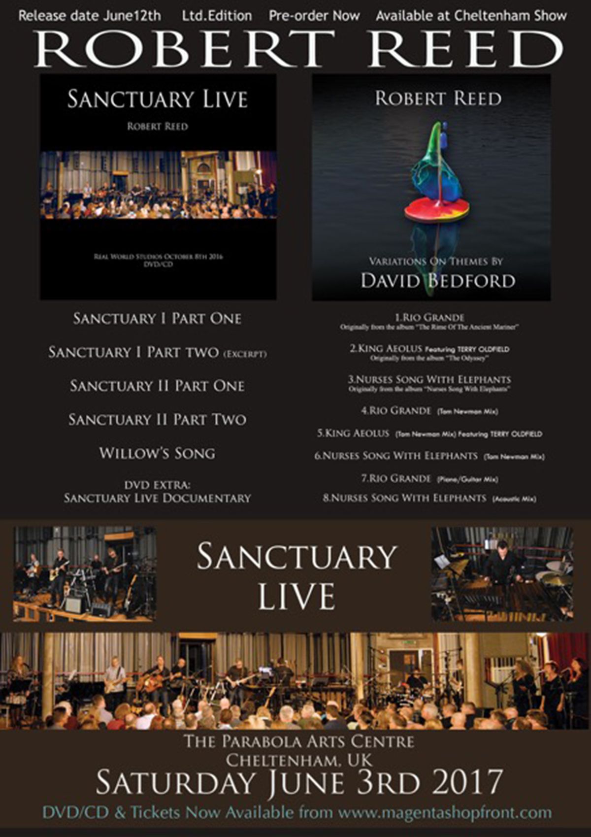 Rob Reed Performs Sanctuary Live Again | Louder