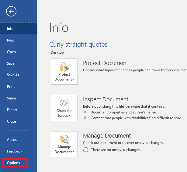 How to change 'smart' quotes to 'straight' quotes in Microsoft Word ...