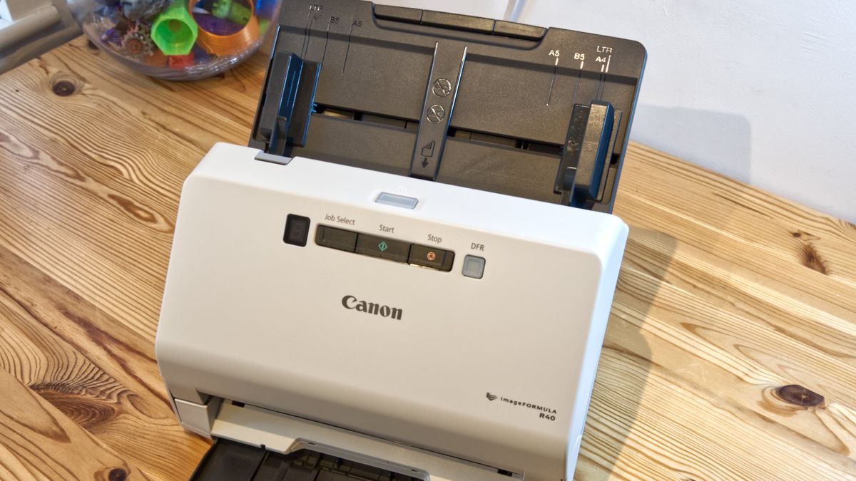 Canon ImageFORMULA R40 scanner review | TechRadar