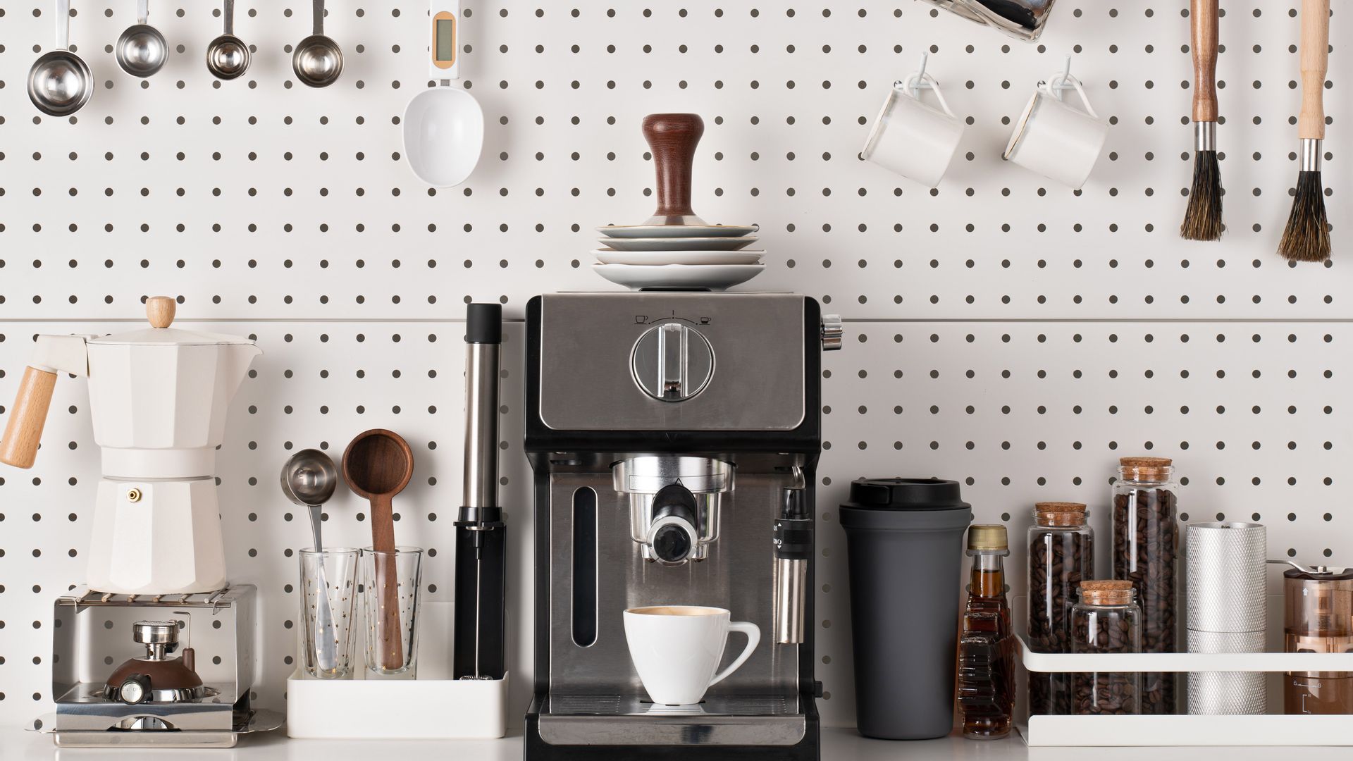 10 coffee bar ideas for small spaces: brewing stations for tiny spots ...