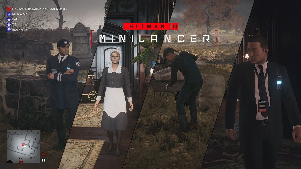Make Hitman 3 a mystery game with a mod that gives you four suspects ...