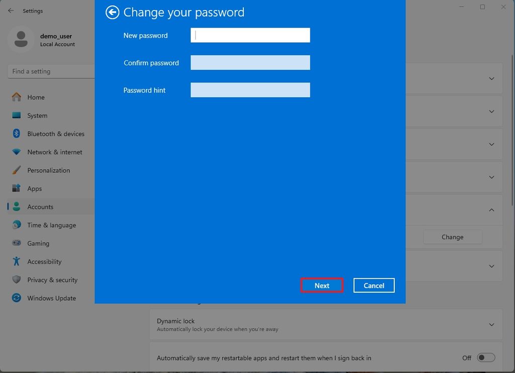 How to change account password on Windows 11 | Windows Central