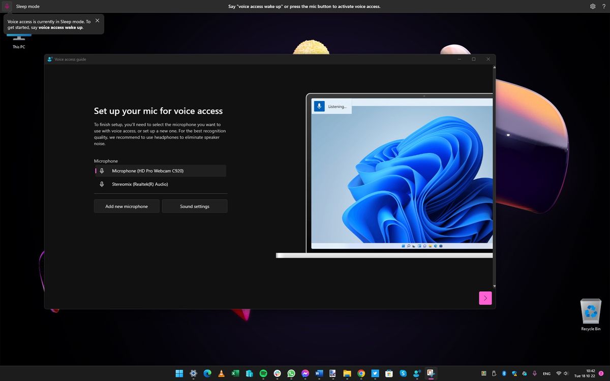 How to use the improved Voice Access feature to control Windows 11 ...