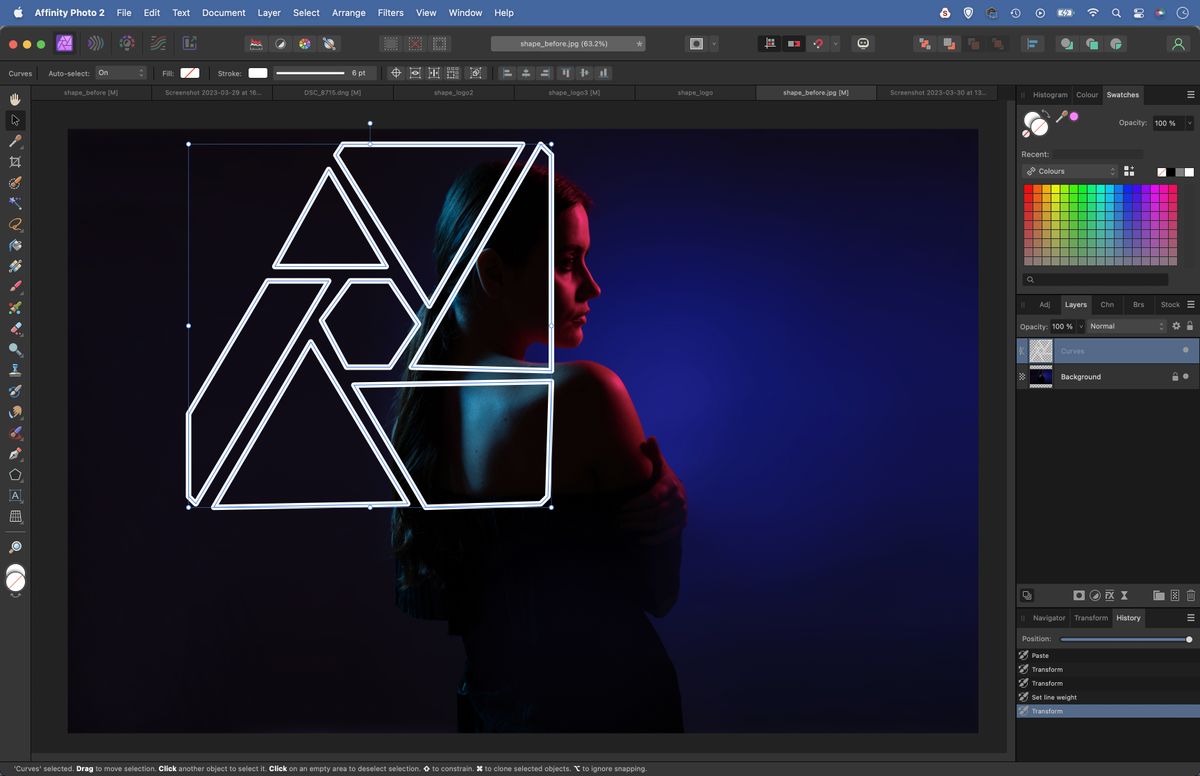 Create stunning shape and glow effects with simple Affinity Photo ...
