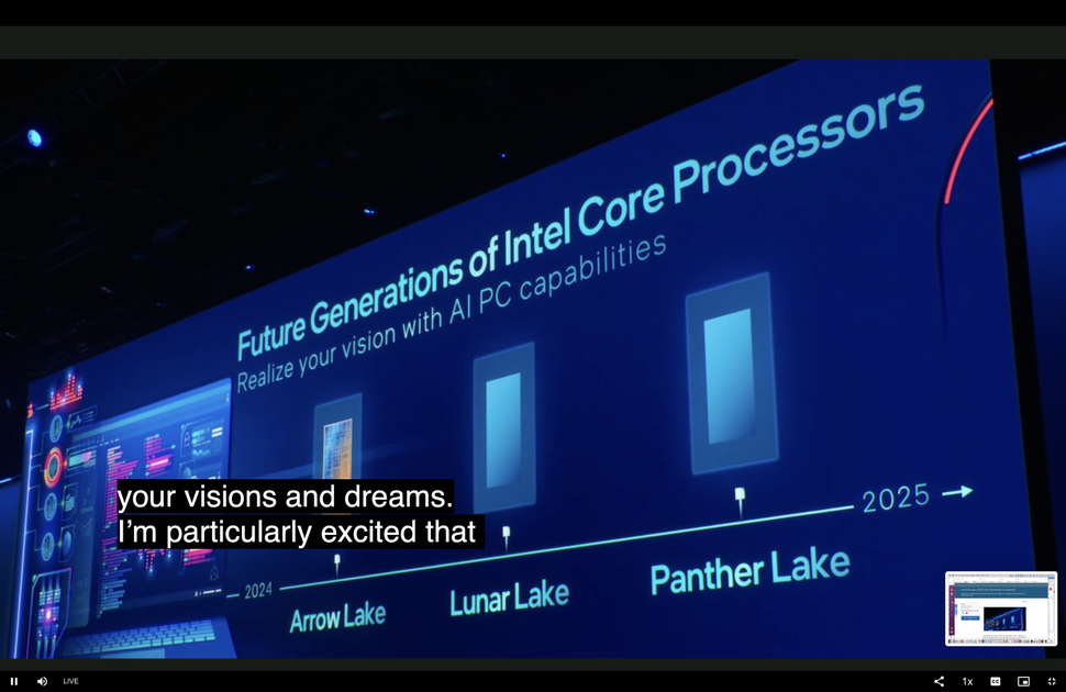 Intel Shows Off Lunar Lake-Based PC, Unveils Panther Lake for 2025 | Tom's Hardware