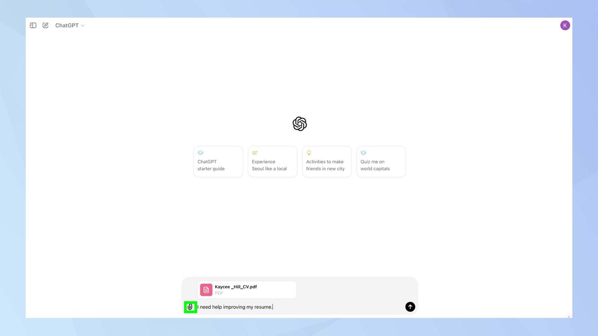 How to use ChatGPT to write a resume | Tom's Guide