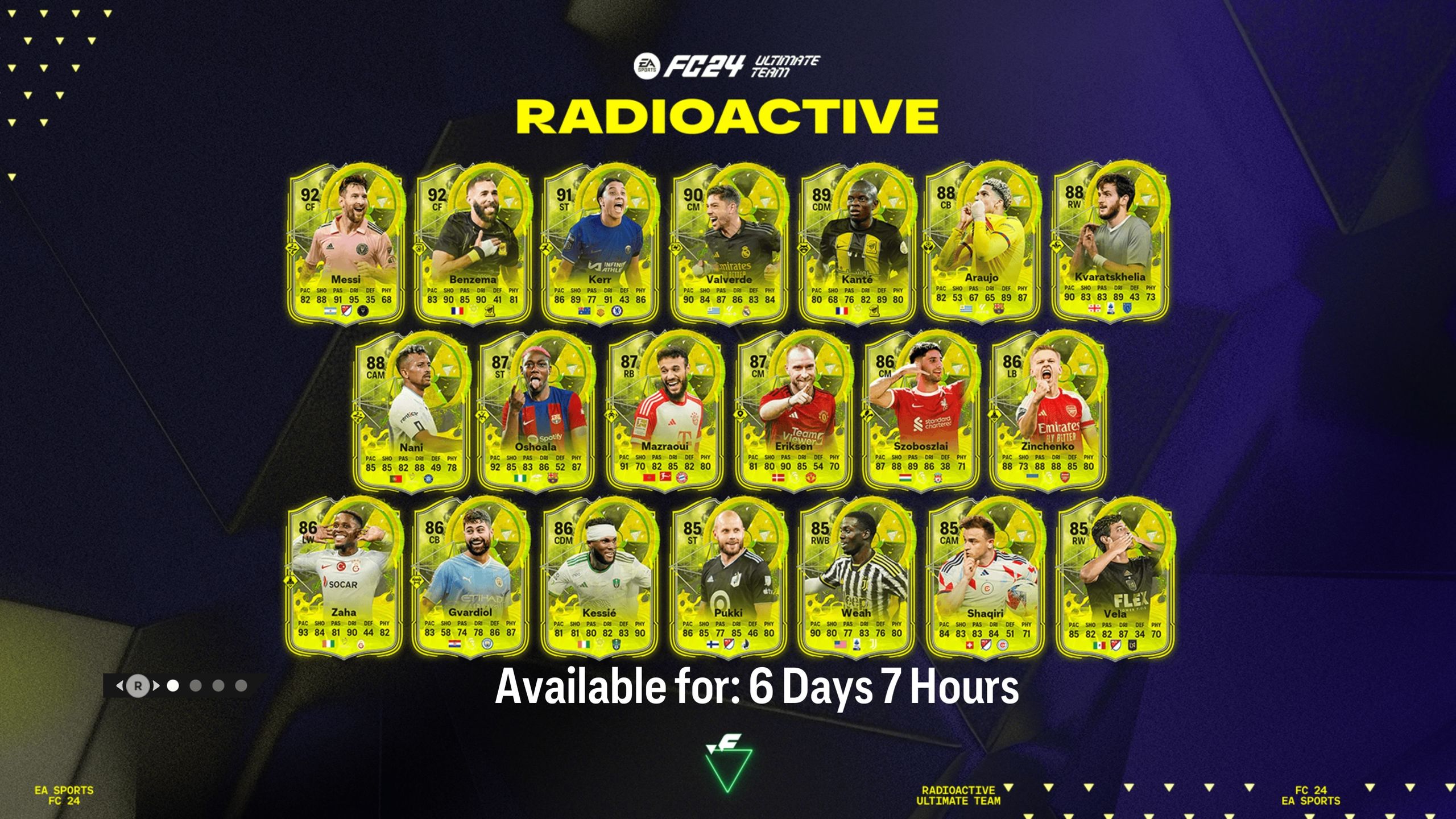 FC 24 Radioactive guide adds new cards for Messi and Kante | GamesRadar+