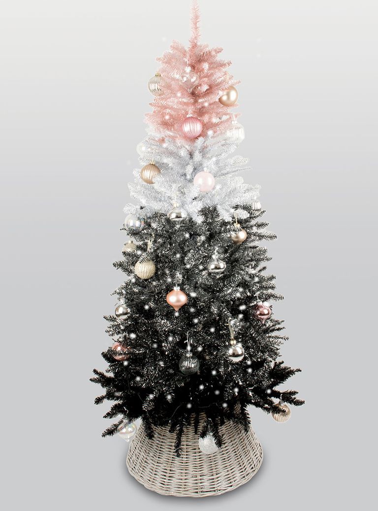 How to make an ombre Christmas tree – give your old artificial spruce a ...