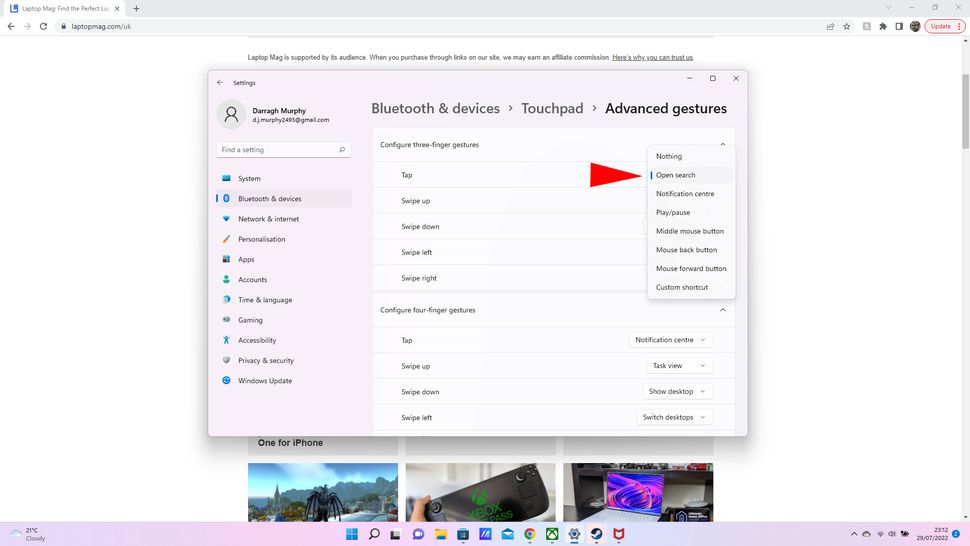 How to use advanced gestures in Windows 11 | Laptop Mag