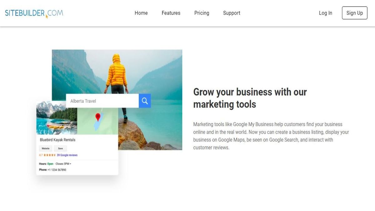 SiteBuilder website builder review | TechRadar