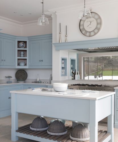 11 light blue kitchen ideas for a bright, versatile scheme | Homes and ...