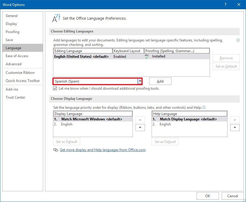 How to change proofing language settings in Office | Windows Central