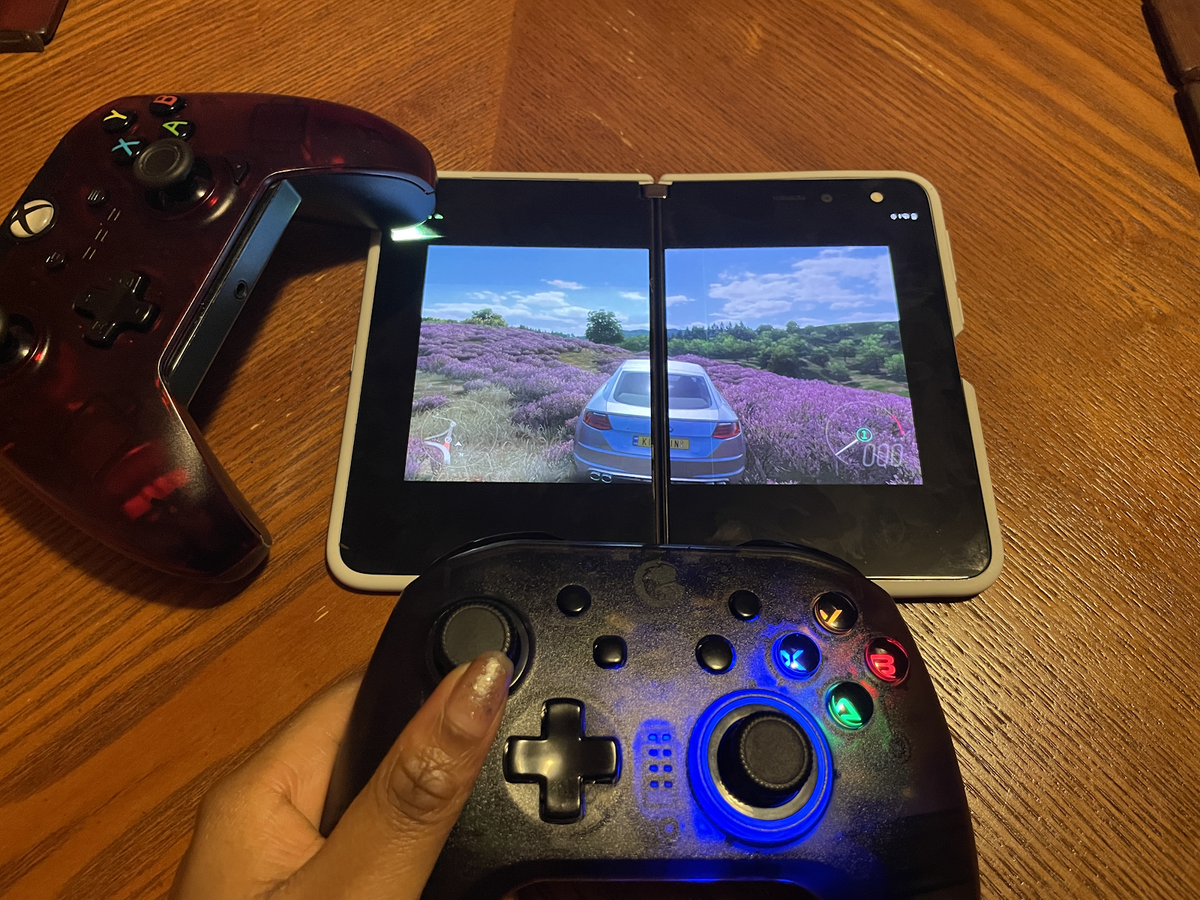 Gaming on weird phones: LG Wing and Microsoft Surface Duo | Laptop Mag