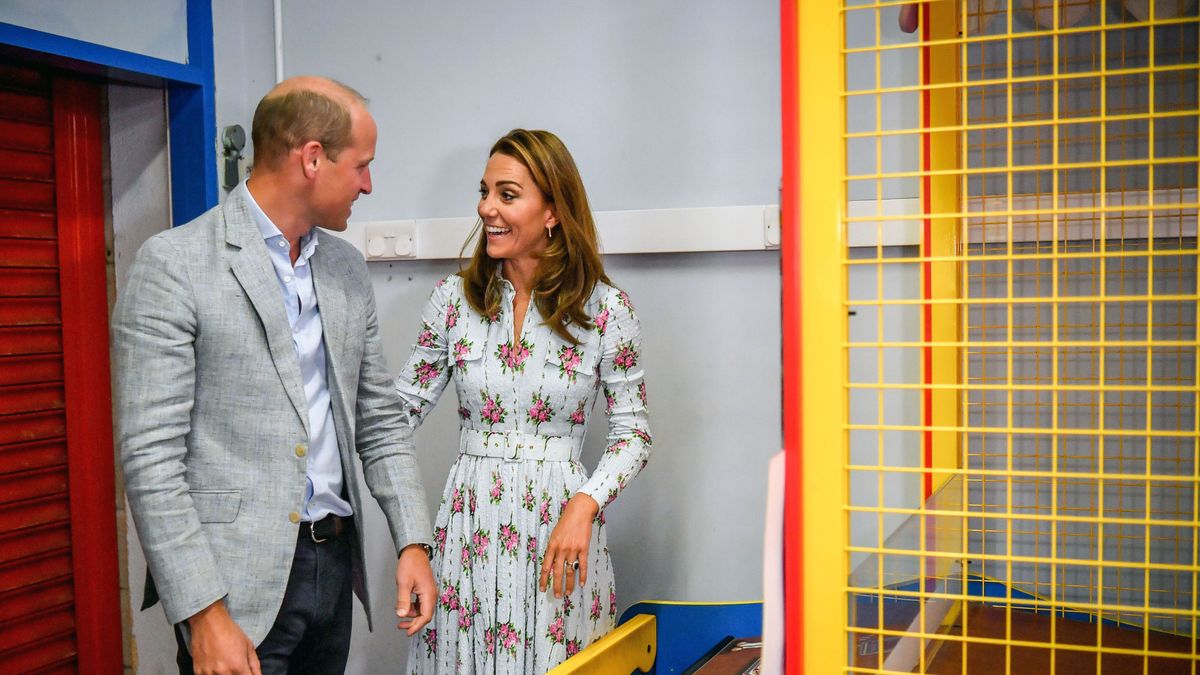 Prince William and Kate Middleton Show Rare PDA at Arcade | Marie Claire