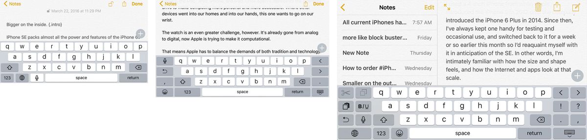 iPhone SE — Screen sizes and interfaces compared! | iMore