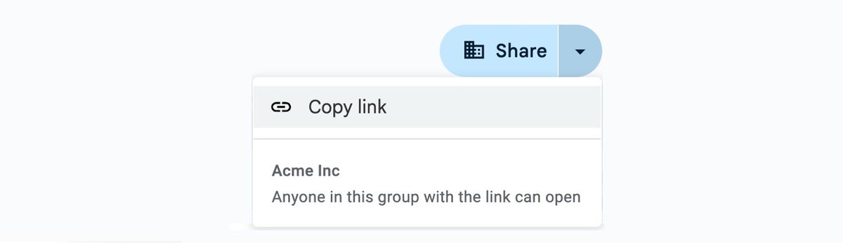 Google adds a simpler sharing option to its Workspace apps | Android ...