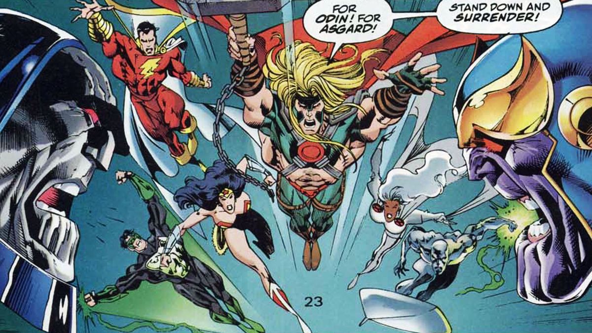 Thanos versus Darkseid - inside the epic Marvel vs. DC matchup that ...