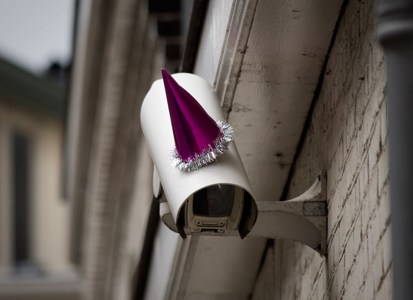 Surveillance Cams Get Party Hats for Orwell's Birthday | Live Science