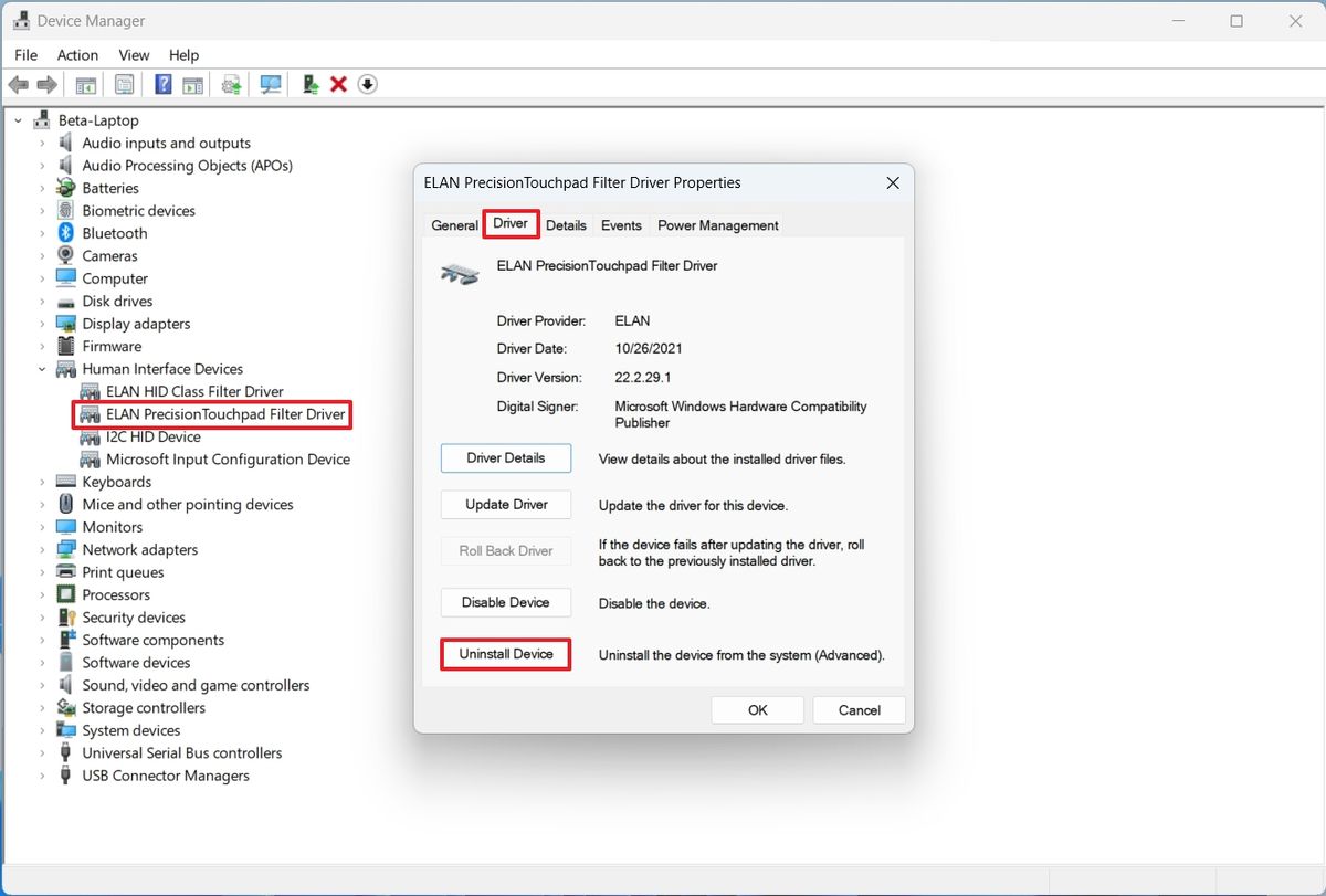 How to fix touchpad disappearing on Windows 11 | Windows Central