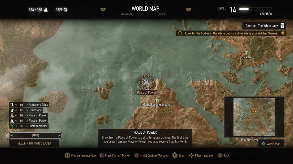 The Witcher 3 Places of Power map and locations | GamesRadar+