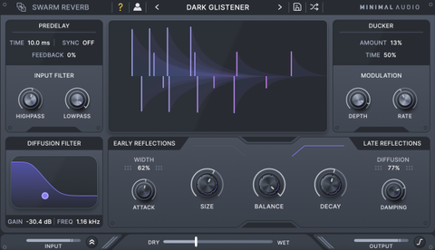 Minimal Audio's Swarm Reverb is a dual-stage reverb plugin that can do ...