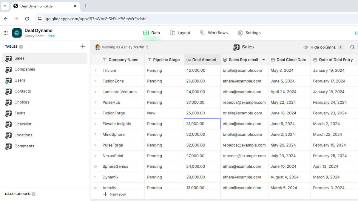 I tried out Glide, a good option if you’re looking to quickly build ...