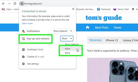 How to disable the pop-up blocker in your browser | Tom's Guide