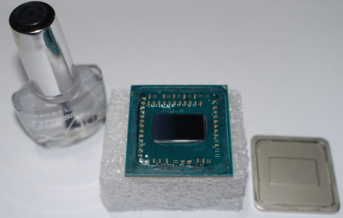 AMD Ryzen 5 2400G Delidded: Solder vs. Thermal Paste vs. Liquid Metal ...