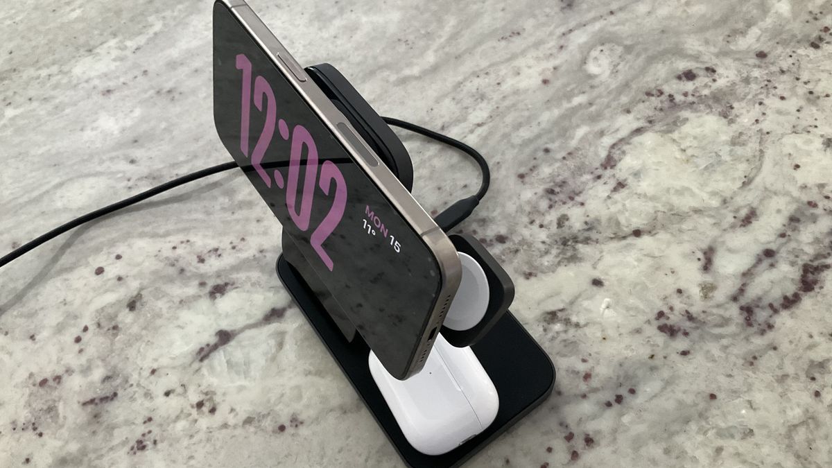 NOMAD Stand One Max Review: Classy but imperfect 3-in-1 MagSafe charger ...