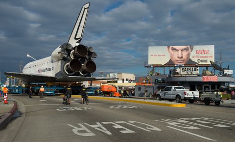 Space Shuttle Endeavour's Los Angeles Street Parade (Pictures) | Space