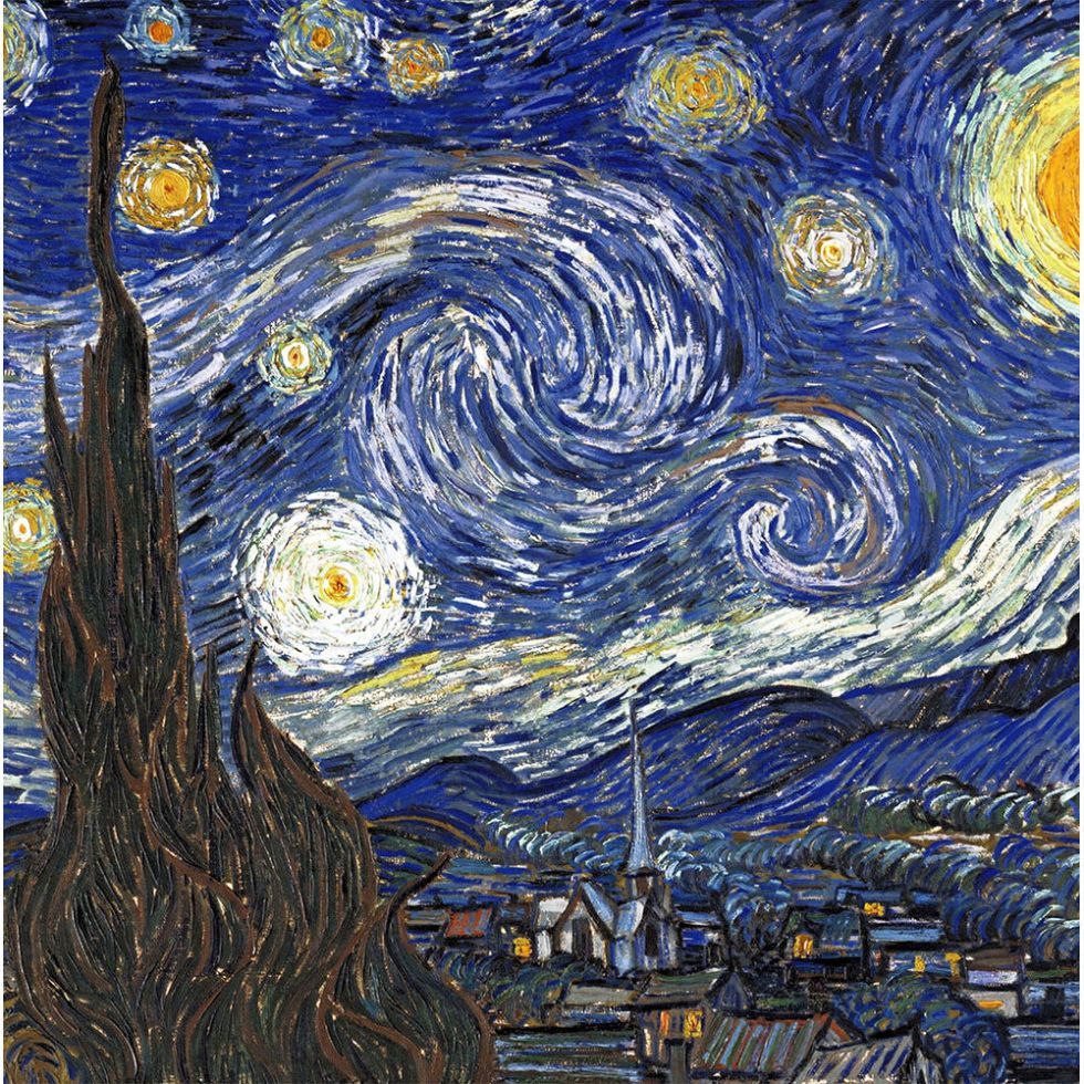 Museum Art Hair Color Trend - Starry Night Hair Color | Marie Claire