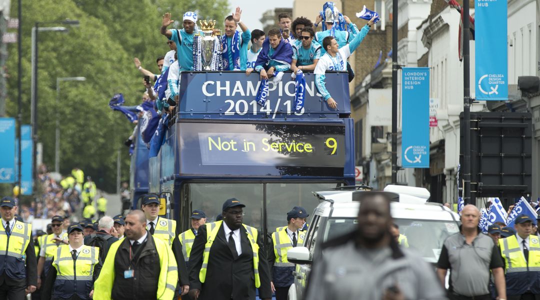 Chelsea’s bus parade actually just a normal No.9 service | FourFourTwo