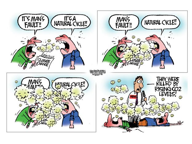 Editorial cartoon global warming debate world | The Week