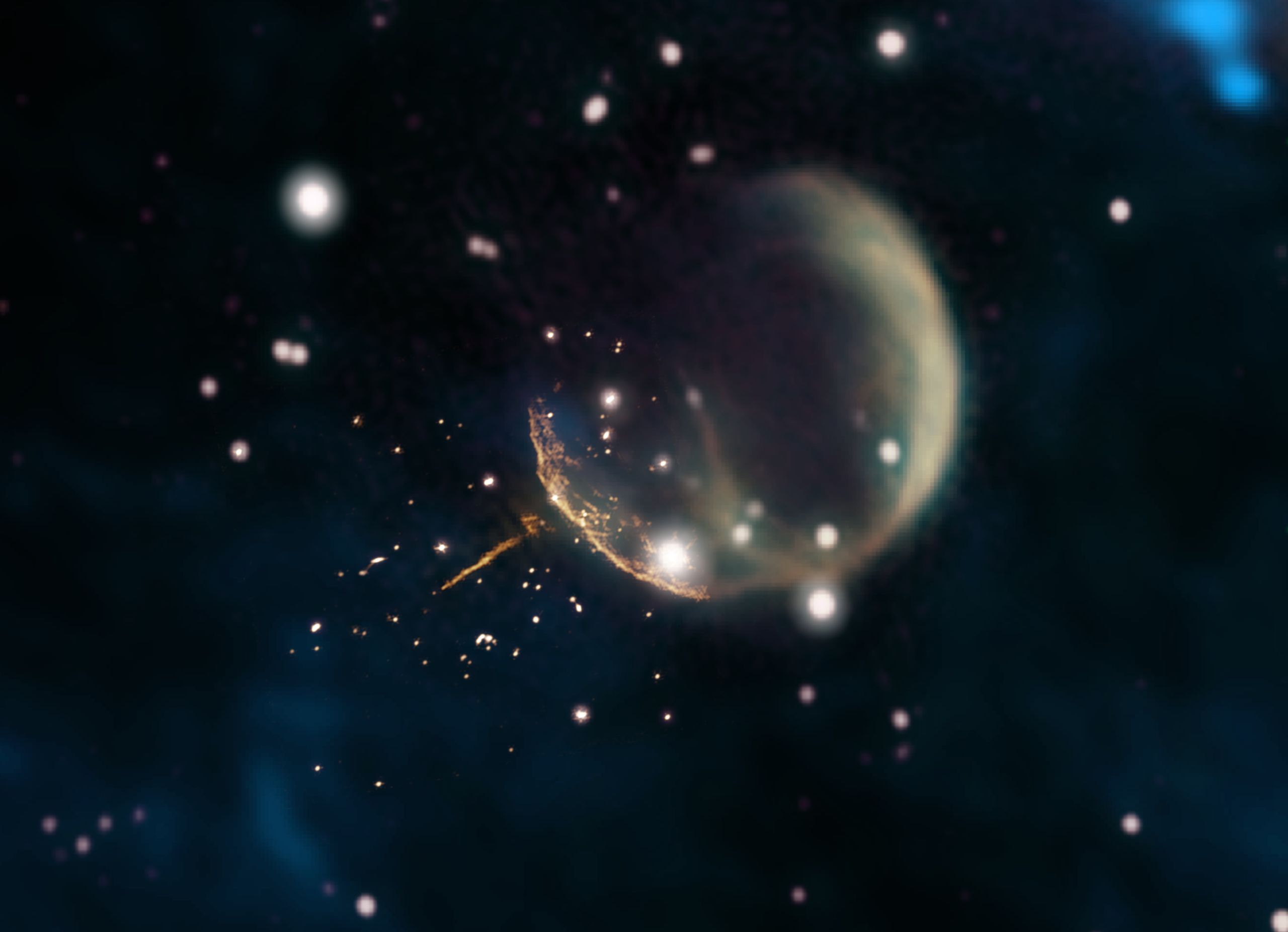 Spinning Star Hurtles Through Space at 2.5 Million Mph After Swift Kick ...