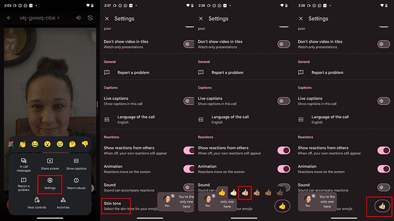 How to use in-meeting reactions in Google Meet | Android Central