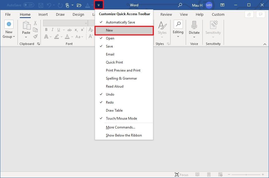 How to add or remove commands from Ribbon menu in Office | Windows Central