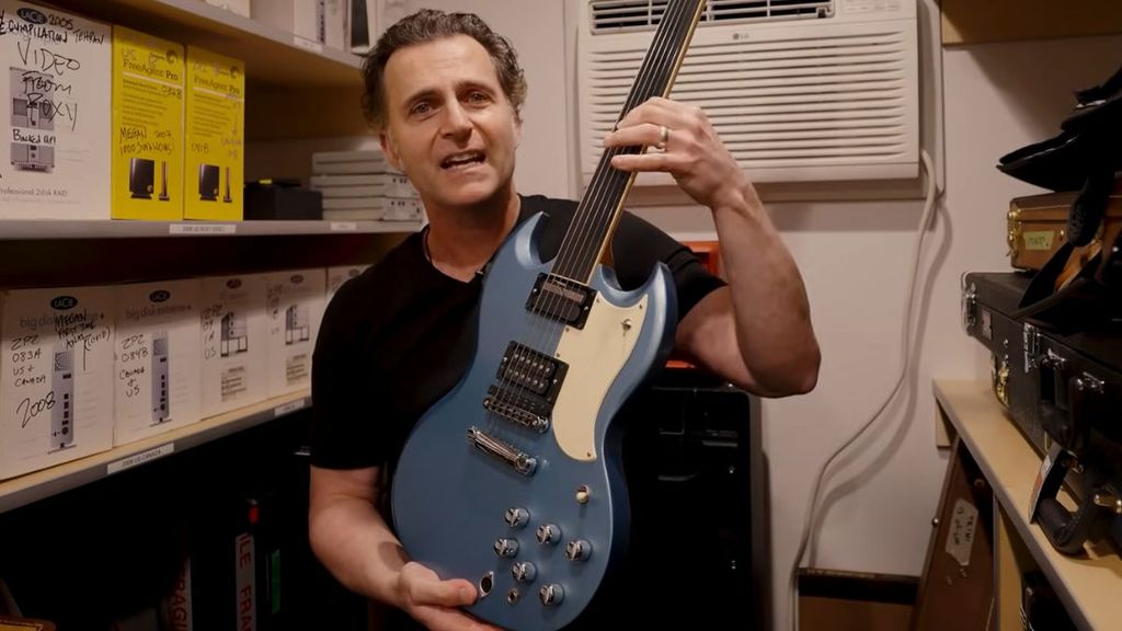Dweezil Zappa showcases his fretless Gibson SG | Guitar World