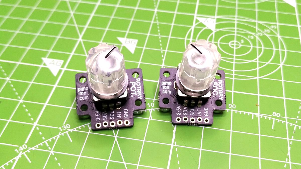 Pimoroni RGB Encoder and Potentiometer Breakout Review: Colorful Dials ...