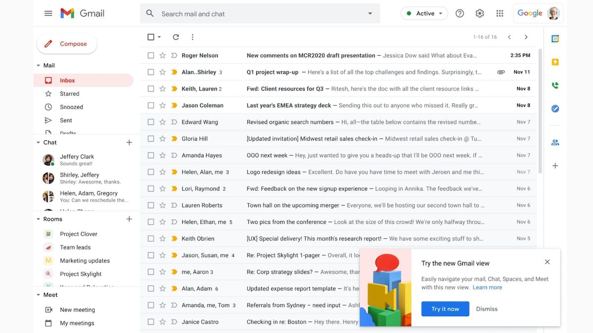 Gmail's new clutter-free interface starts rolling out to select users ...