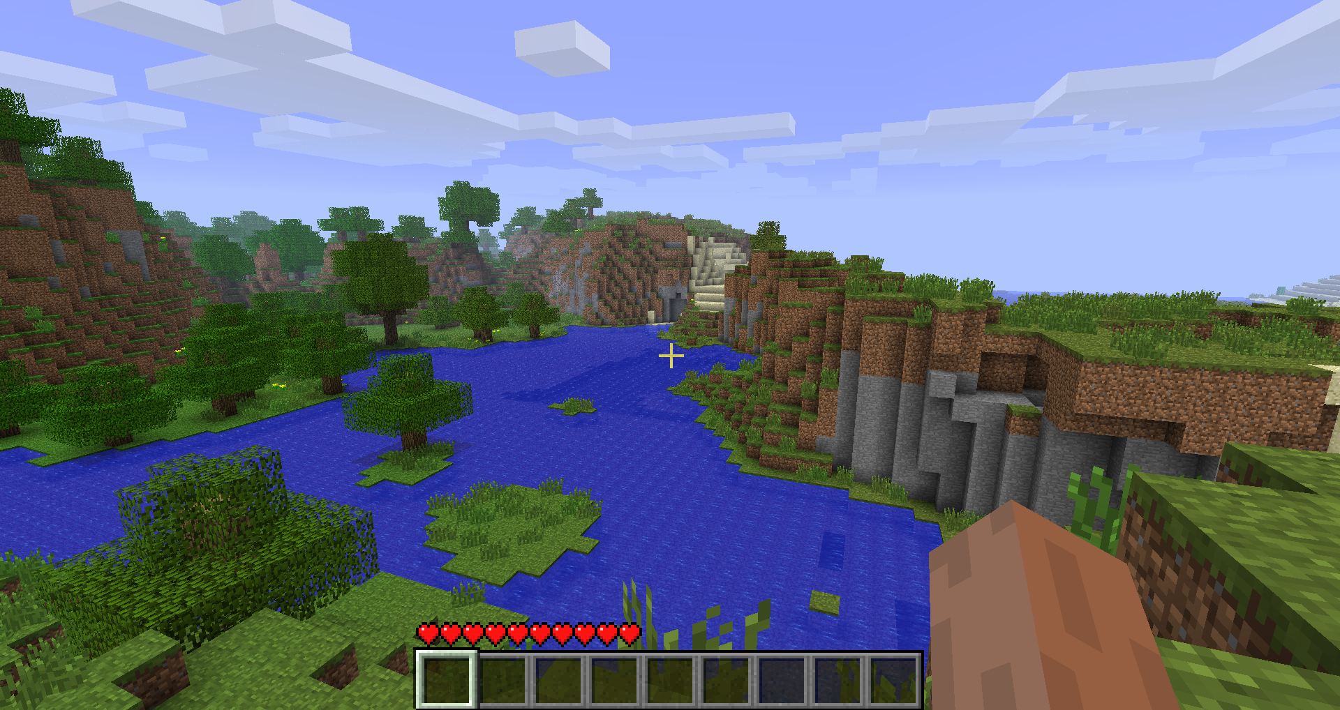 Minecraft players may have found the world of the title screen | PC Gamer
