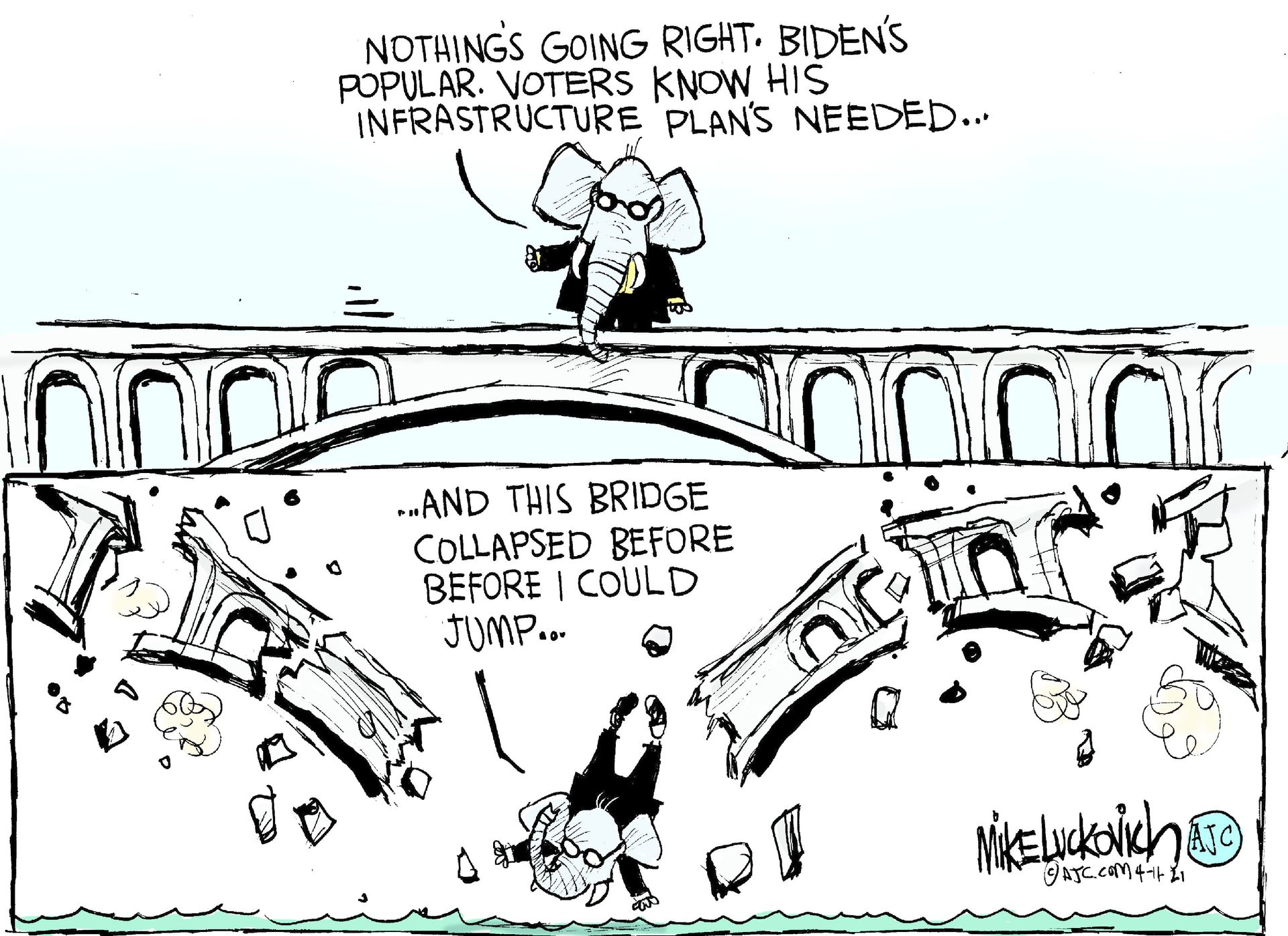 5 colossally funny cartoons about Biden's infrastructure plan | The Week