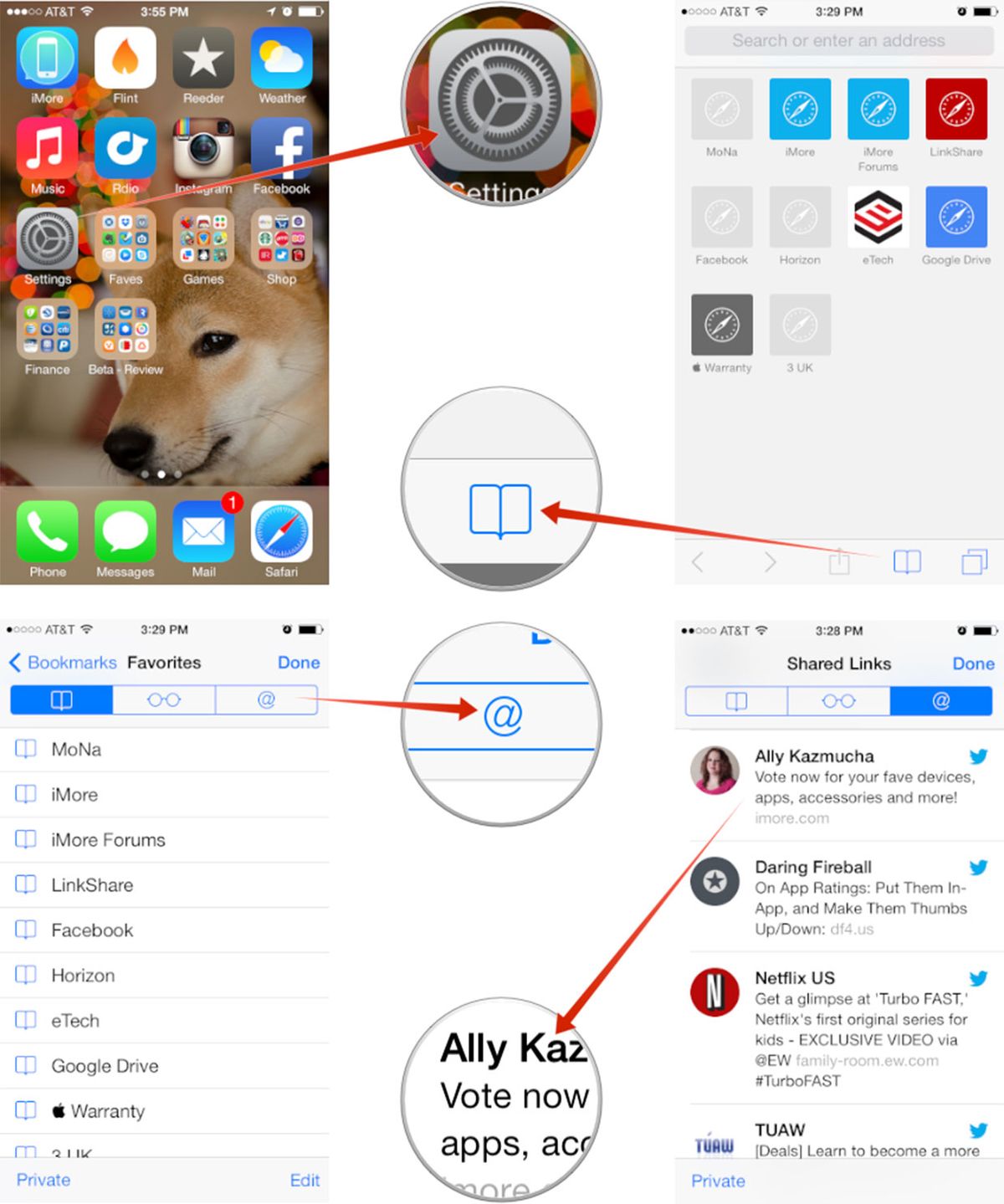 How to use the Shared Links in iOS 7 Safari | iMore