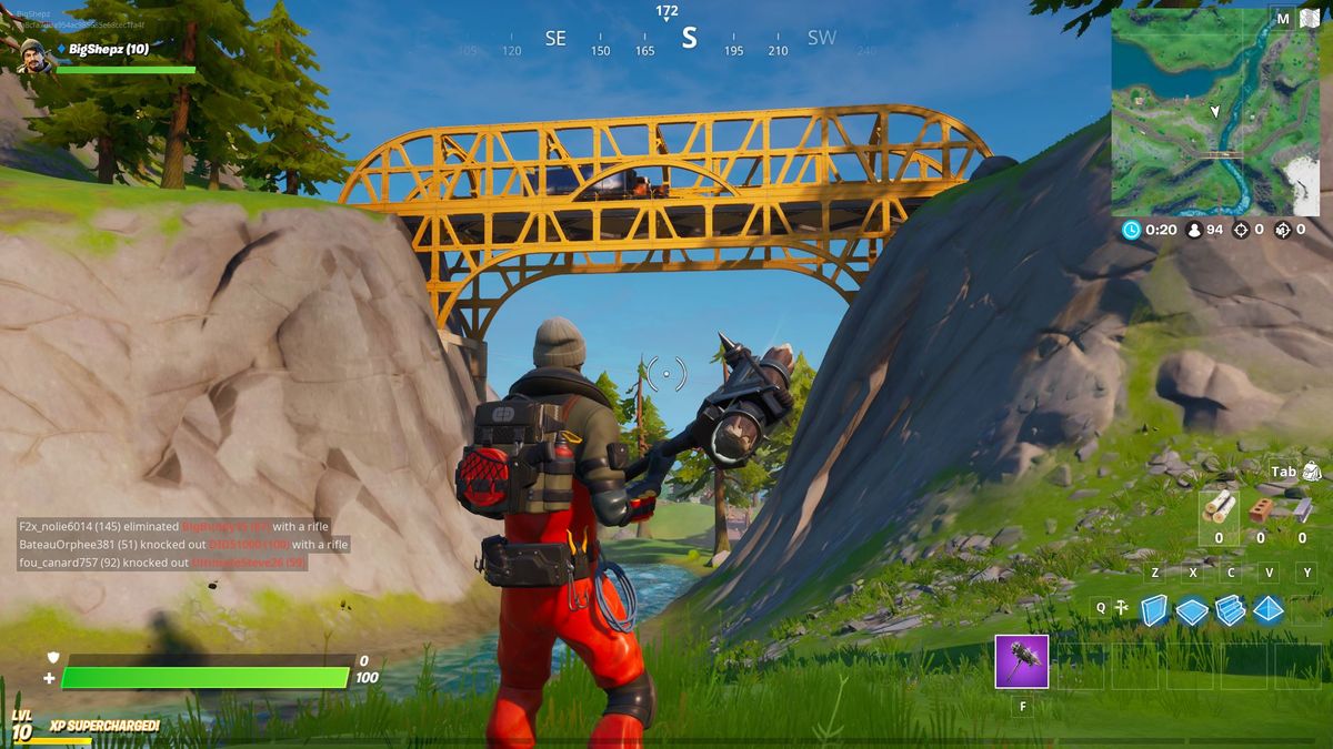 Fortnite steel bridges: where to find the yellow and red steel bridges ...