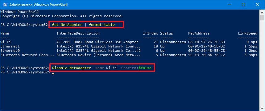 How to enable or disable Wi-Fi and Ethernet network adapters on Windows ...