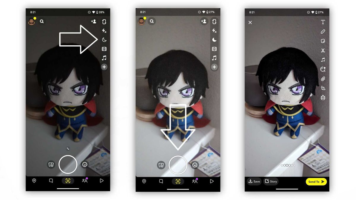 How to use Night Sight with Snapchat on a Pixel phone | Android Central